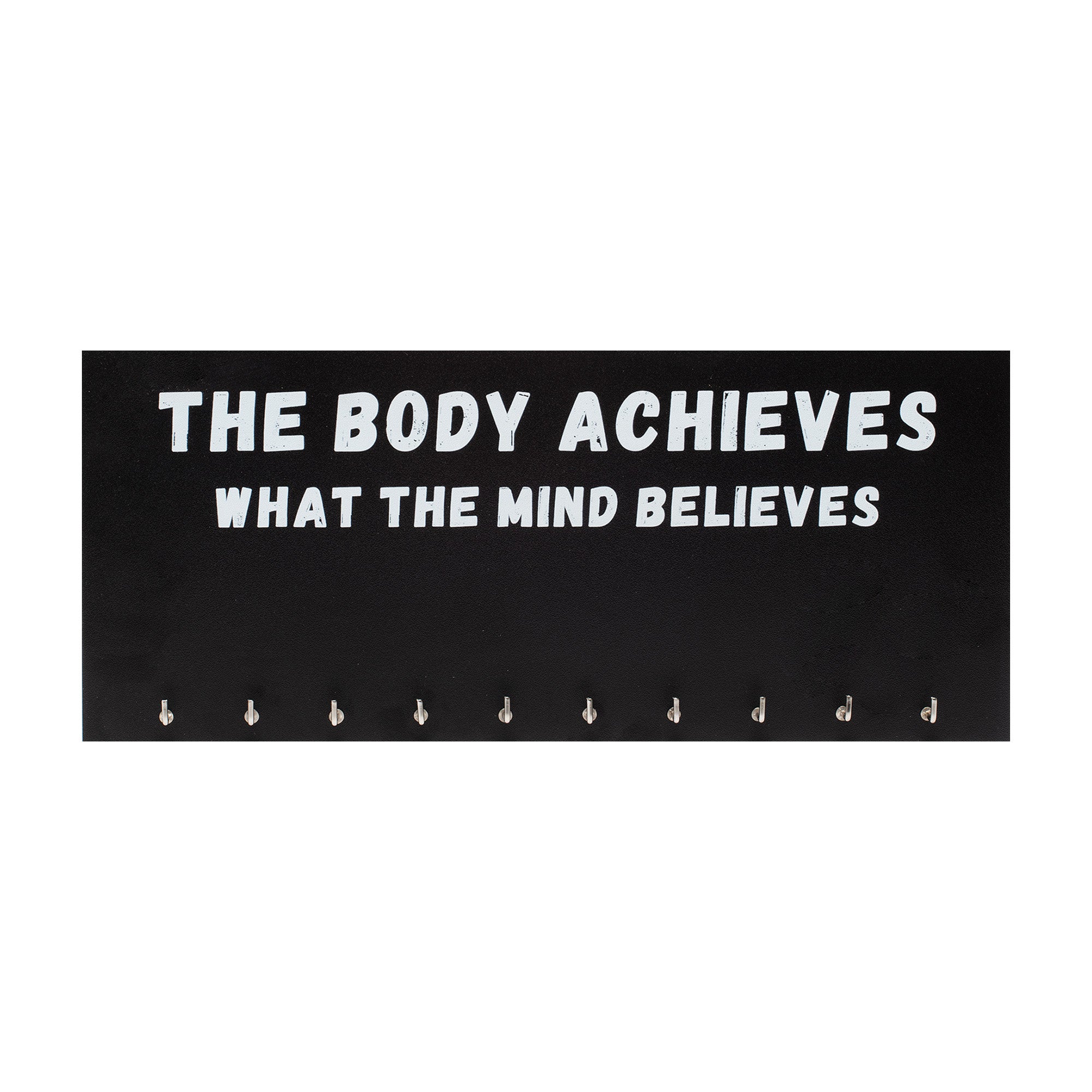 Medallion Pendant - Chalkboard - 10 hooks - The body achieves what the ...